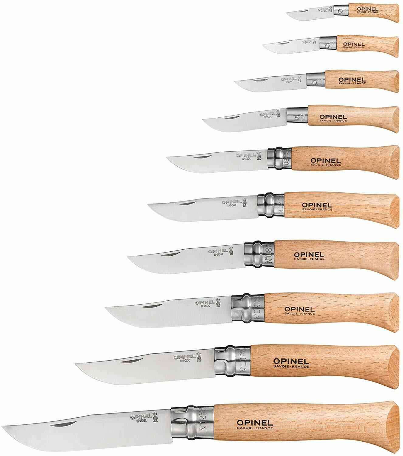 US-ZENEK - Opinel knives inox sizes from 3 to 12